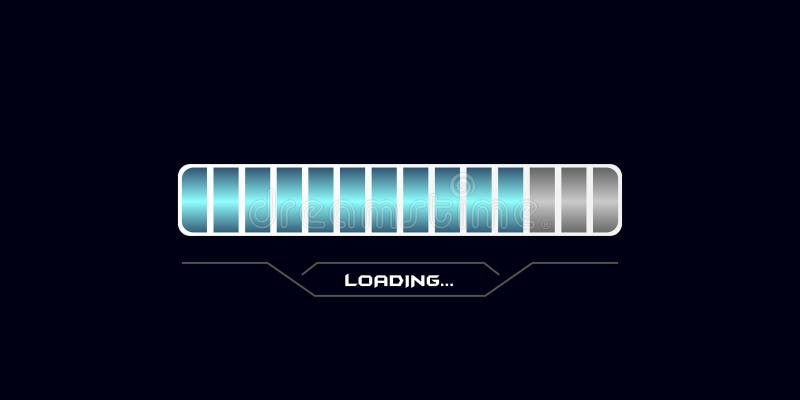 Video game bar stock illustration. Illustration of element - 86043173