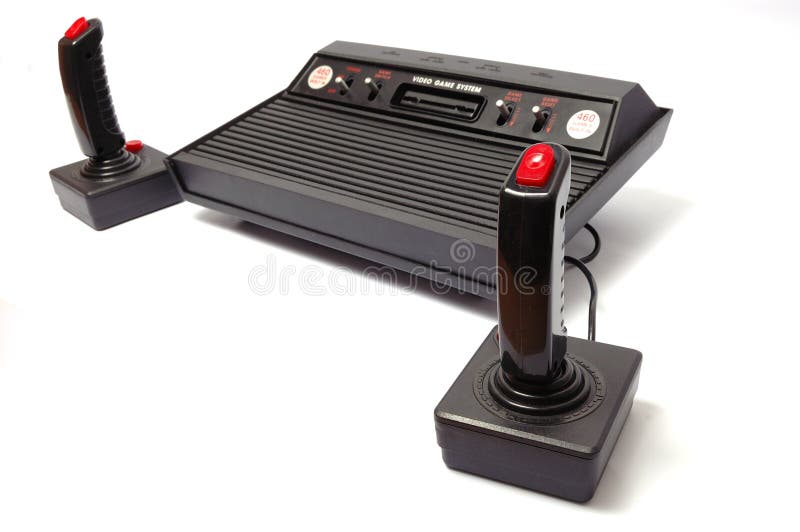 Retro Video Game Console stock image. Image of video, videogame - 9125151