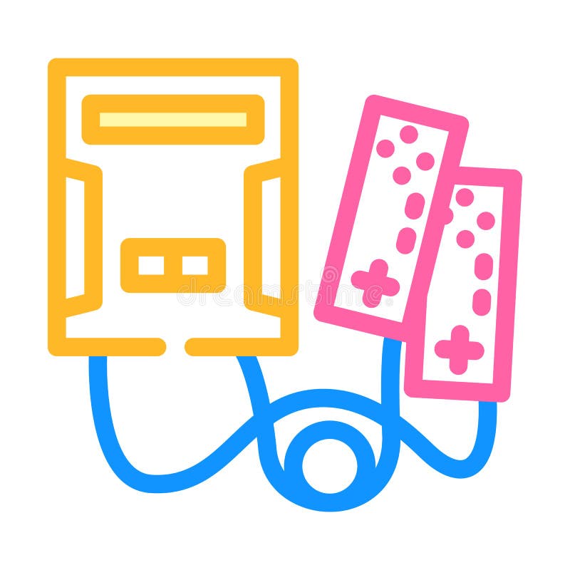 Video Game Console Color Icon Vector Illustration Stock Vector ...
