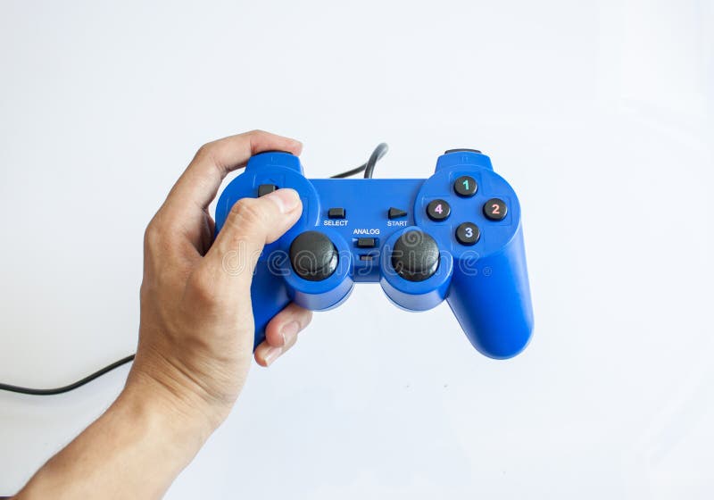 Hand Holding Game Controller Stock Photo - Image of control, leisure ...