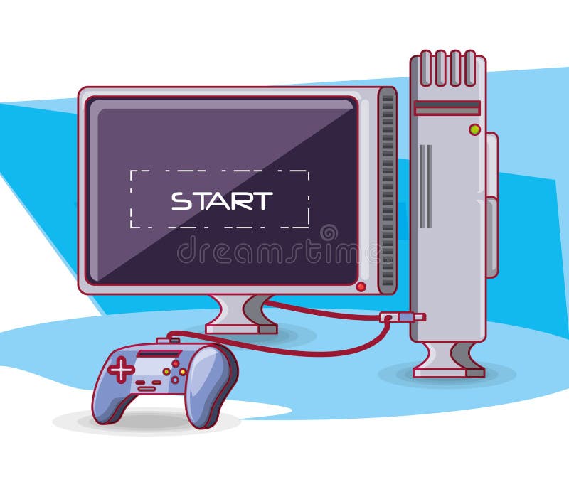 Video game console icons stock vector. Illustration of recreational ...