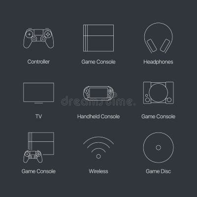 Console Outline Stock Illustrations – 20,711 Console Outline Stock ...