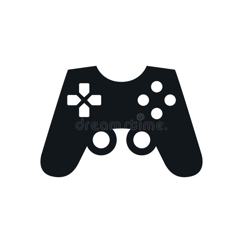 Video Game Control Handle Icon Stock Vector - Illustration of direction ...