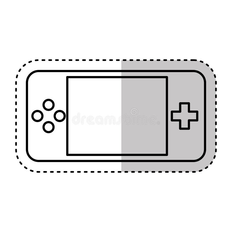 Video Game Control Isolated Icon Stock Illustration - Illustration of ...