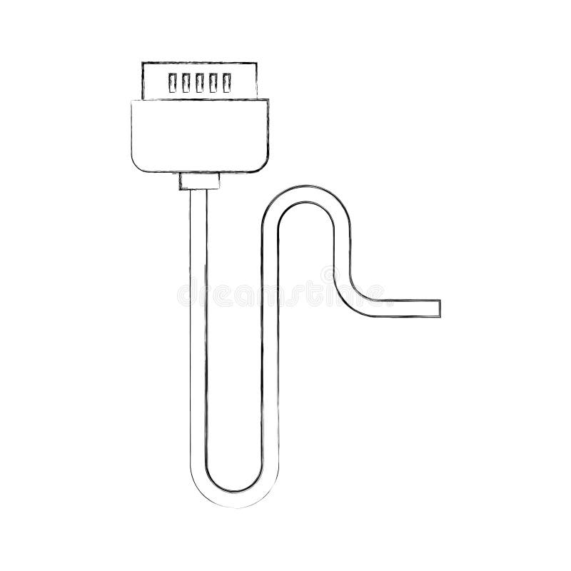 Video game control plug stock vector. Illustration of video - 93051609