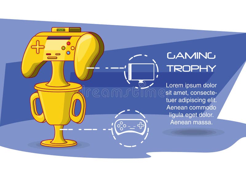 Trophy Control Pixel Video Game Play Icon. Vector Graphic Stock Vector ...