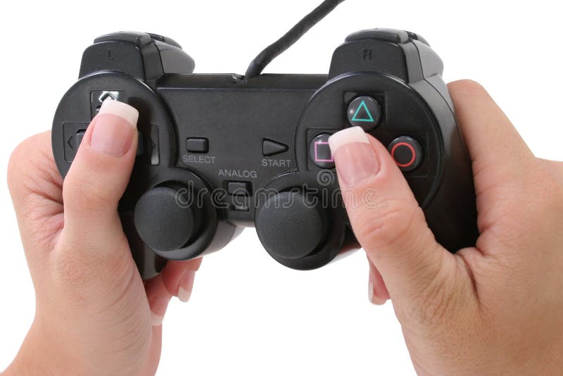 Video Game Controller stock image. Image of hands, hand - 361203