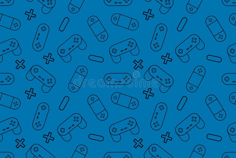 Video Game Controller Seamless Pattern Stock Illustrations – 1,947 ...