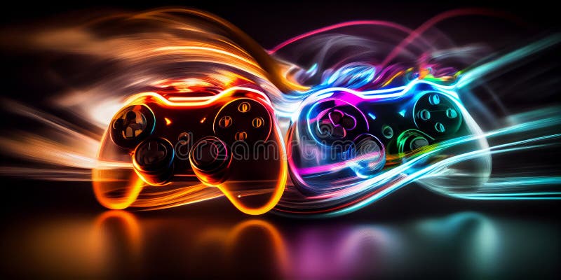 Esport Gamer Competition Lights Background Stock Illustrations – 22 ...