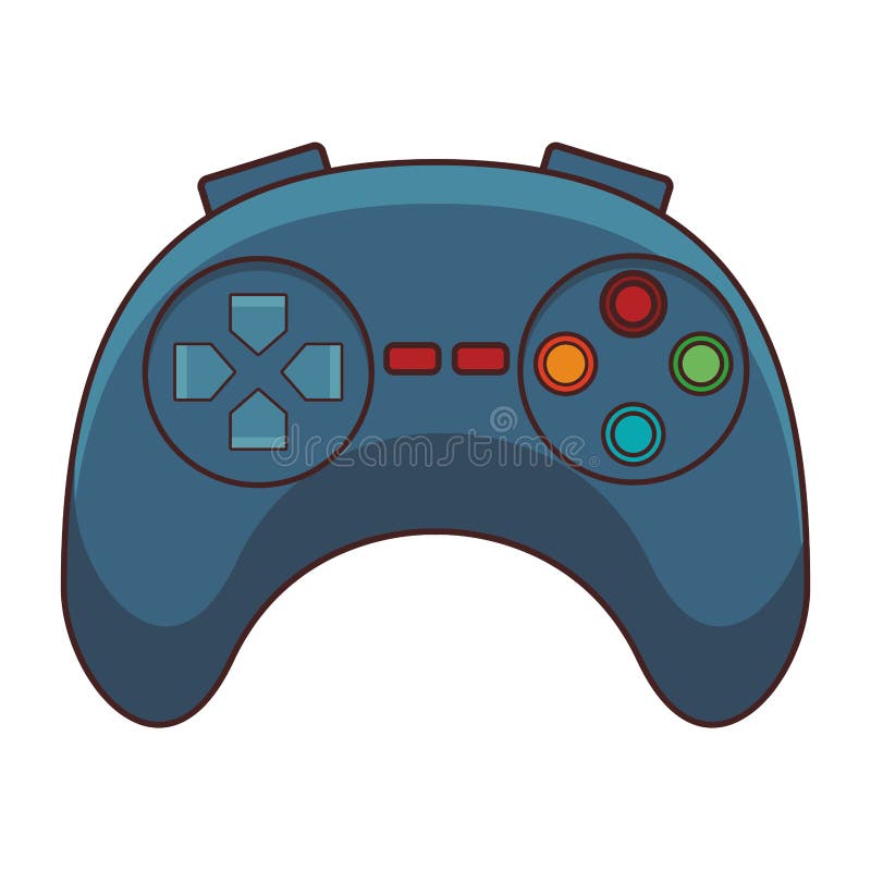Video Game Controller Icon, Icon Cartoon Stock Vector - Illustration of ...