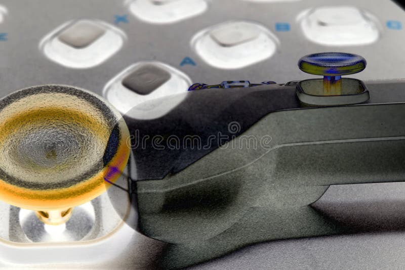 Video Game Controller Close-up Stock Photo - Image of game, hardware ...