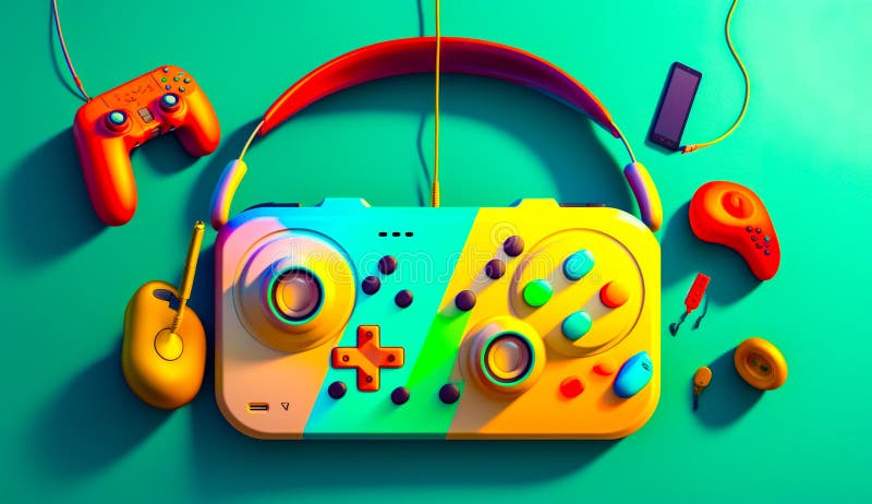 Video Game Controller Ai Stock Illustrations – 701 Video Game Controller Ai Stock Illustrations ...