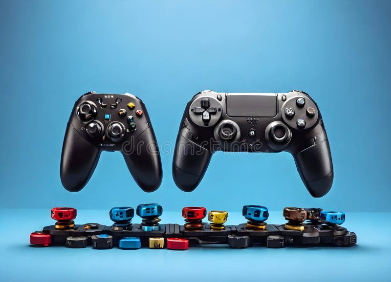 Video Game Controller Ai Generated Stock Illustration - Illustration of ...