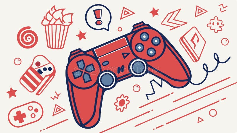 Video Game Controller Gaming Console Technology Vector Design ...