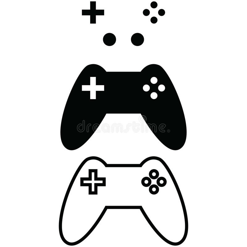 Video Game Controller Icon Isolated Stock Illustration - Illustration ...