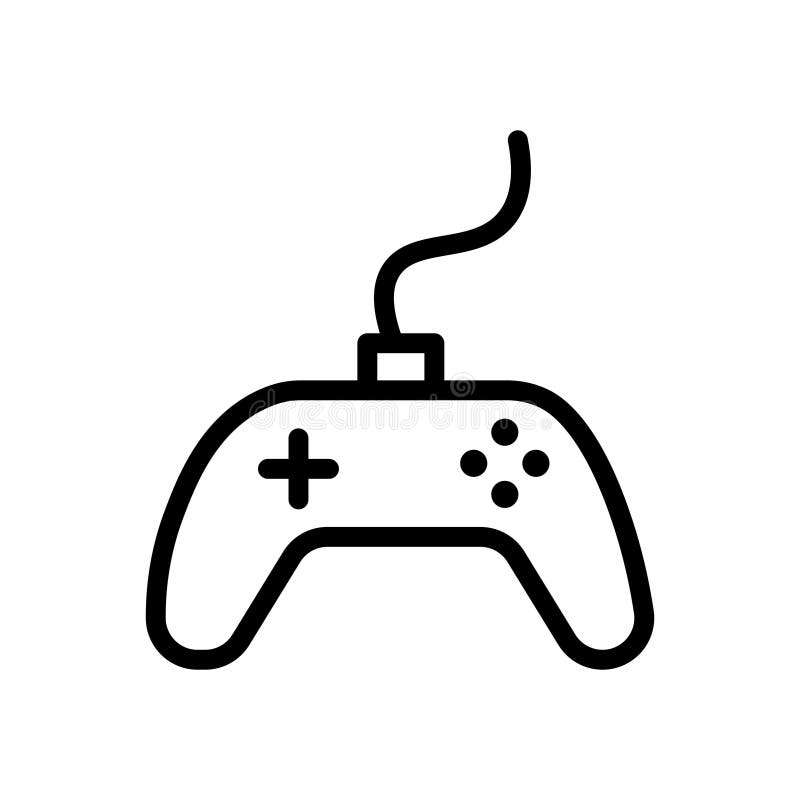 Video game controller icon stock illustration. Illustration of ...