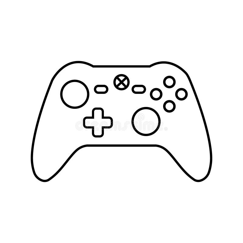 Video Game Controller Icon Vector. Joystick Illustration Sign. Manual ...