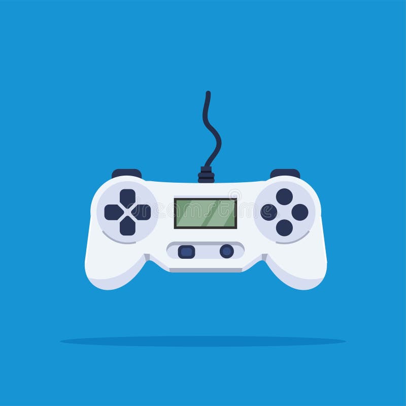 Video Game Controller. Illustration of an Electronic Device for Playing ...