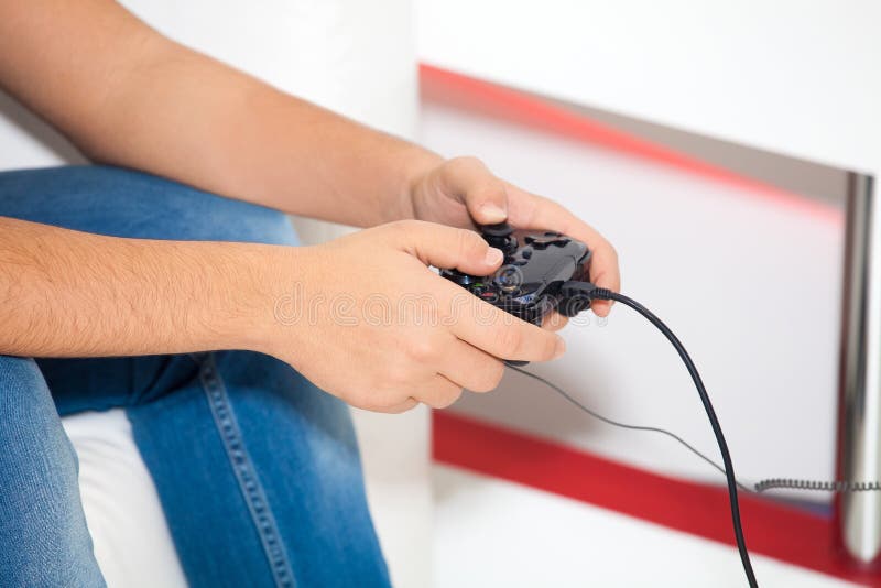 Video game controller stock image. Image of playing, games - 61822385