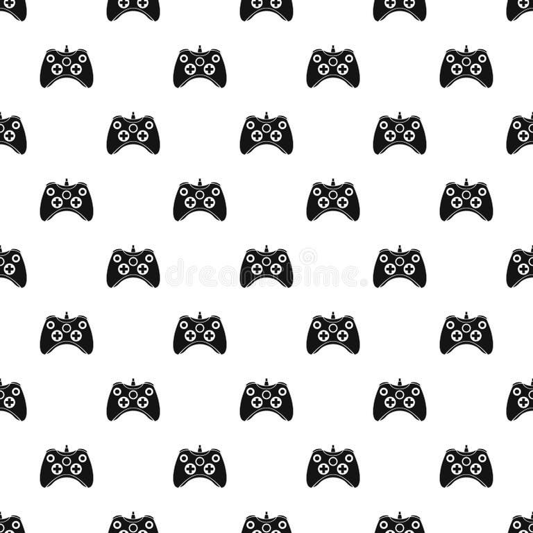 Video Game Controller Pattern, Simple Style Stock Vector - Illustration ...
