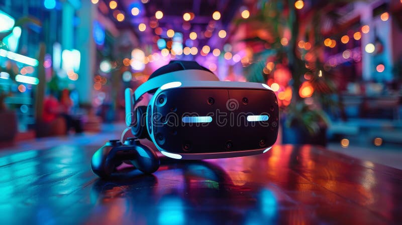 Video Game Controller on Table Stock Image - Image of time, table ...