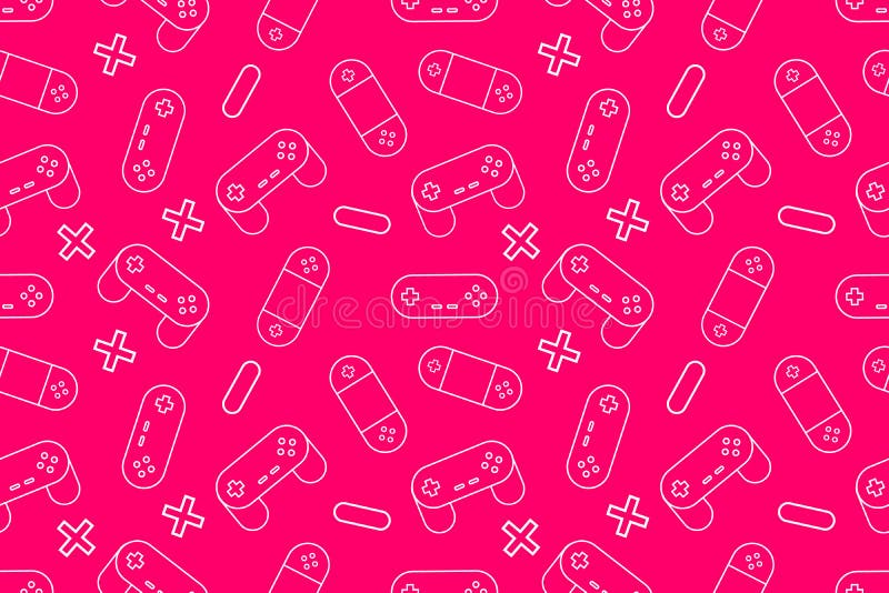 Video Game Controller Wallpaper Stock Illustrations – 754 Video Game ...