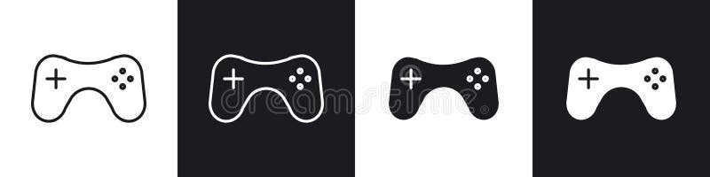 Video game controller icon stock vector. Illustration of game - 341278045