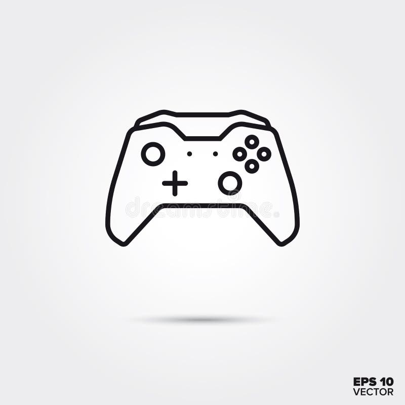 Game Controller Outline Stock Illustrations – 15,291 Game Controller ...