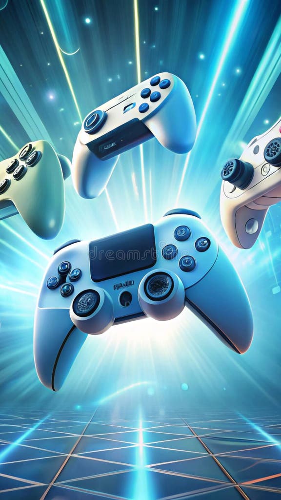 Video-game-controllers-evolution--a-timeline Stock Illustration ...