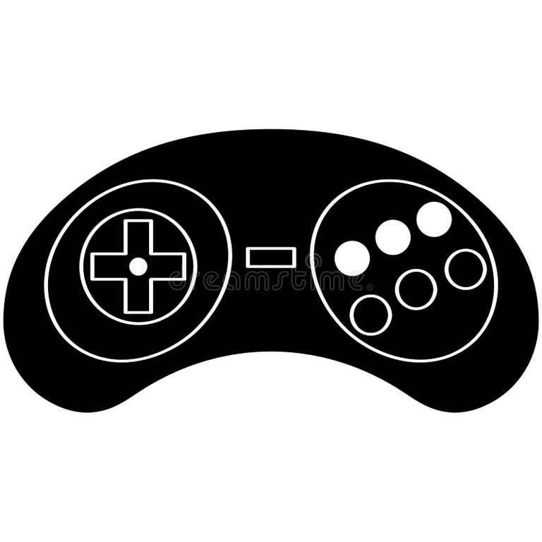 Video Game Controllers Illustration Crafteroks Stock Illustrations – 8 Video Game Controllers ...