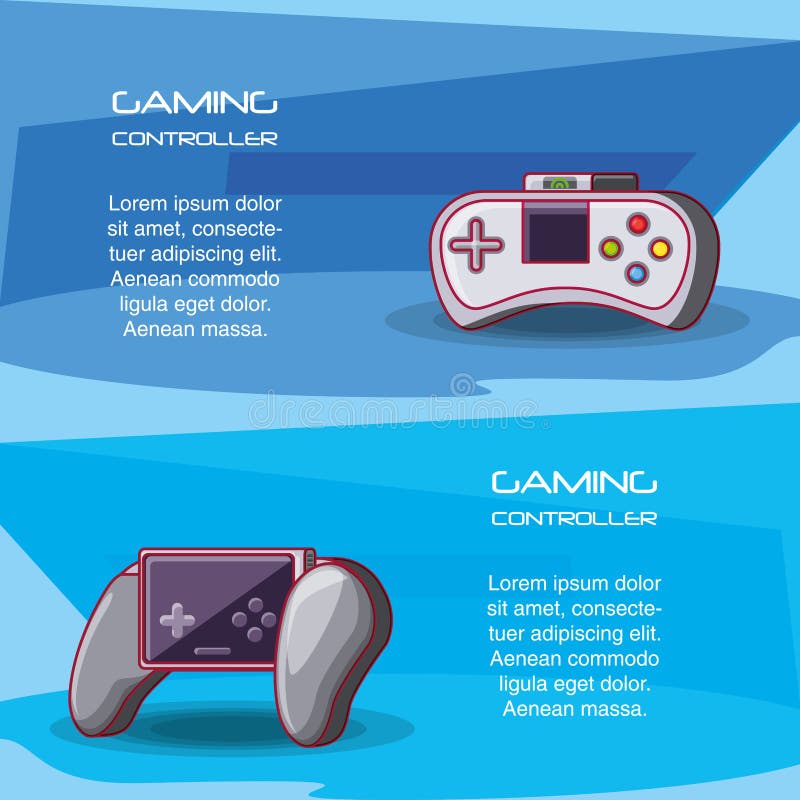 Video game controls icons stock vector. Illustration of design - 113232860