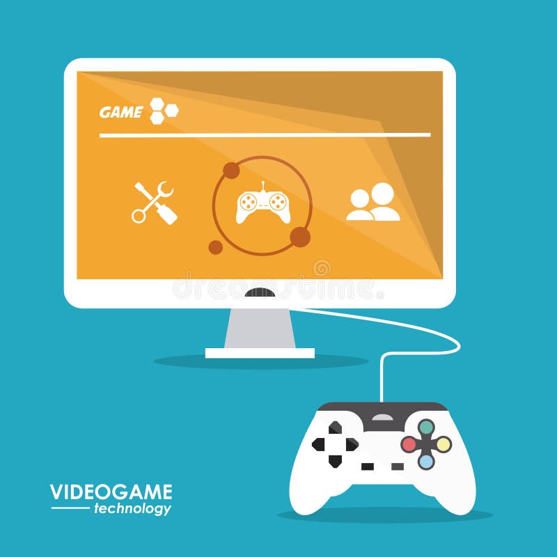 Video game design stock vector. Illustration of play - 62547995