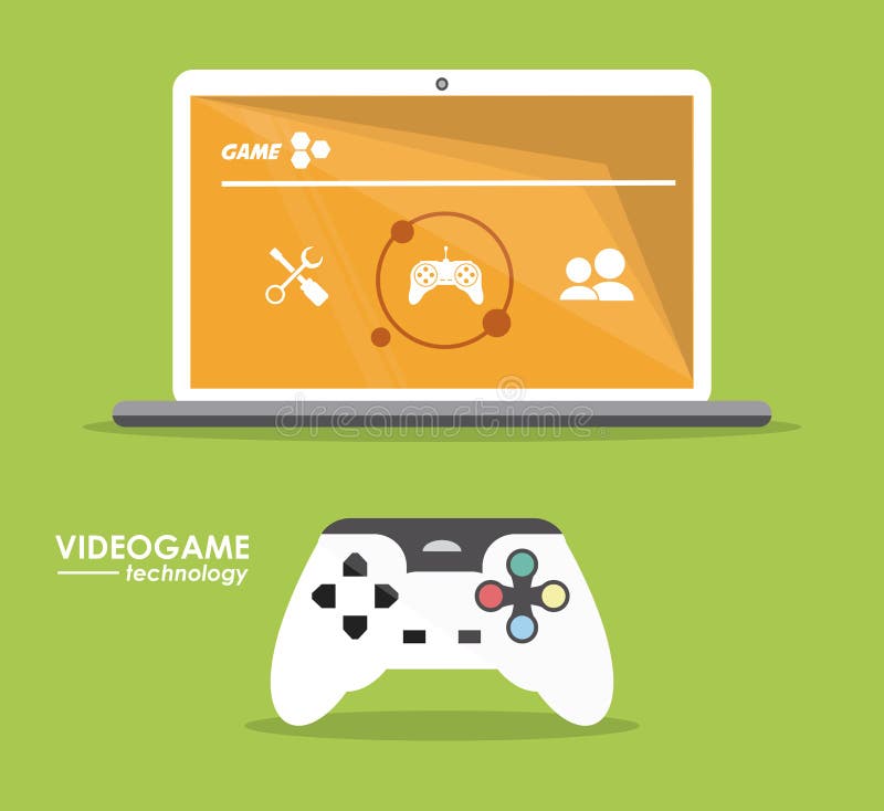Video game design stock vector. Illustration of icon - 62548081