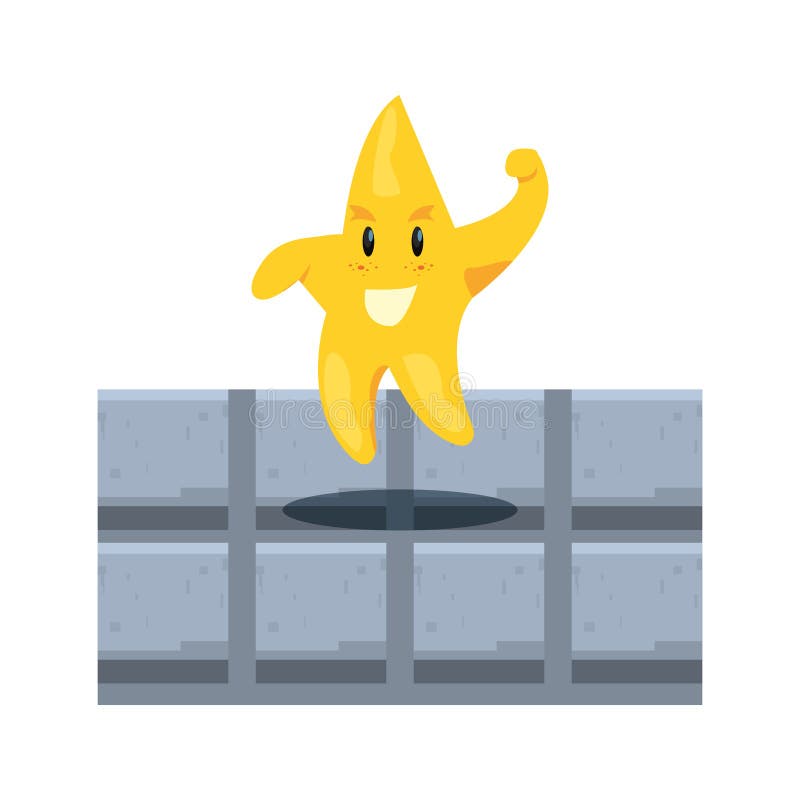 Strong Star Golden Color Word Text Logo Icon Stock Vector ...