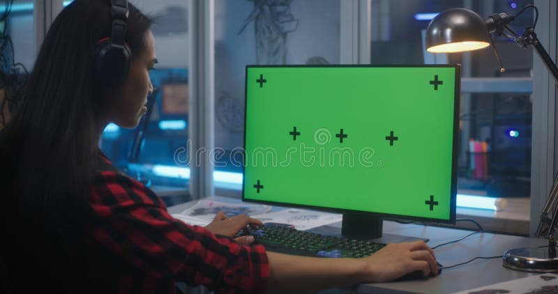 Photo of Serious Concentrated Smart Clever Developer Writing Code for ...