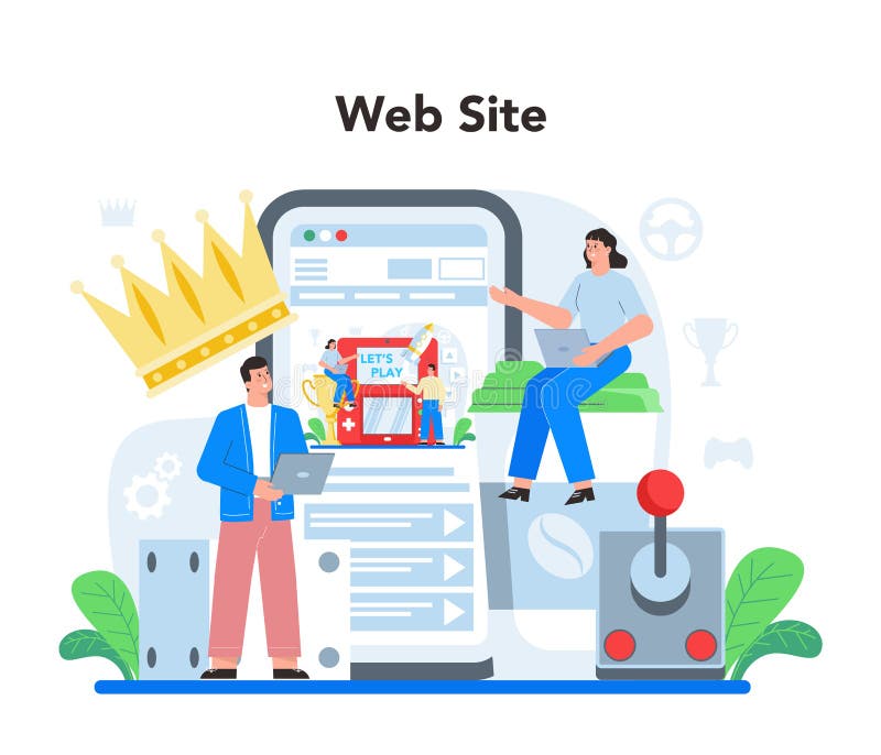 Game Development Typographic Header Concept. Creative Process Stock ...