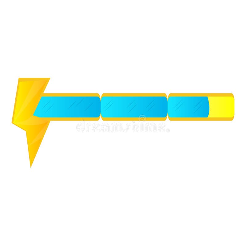 Video Game Energy Progress Bar Stock Vector - Illustration of icon ...