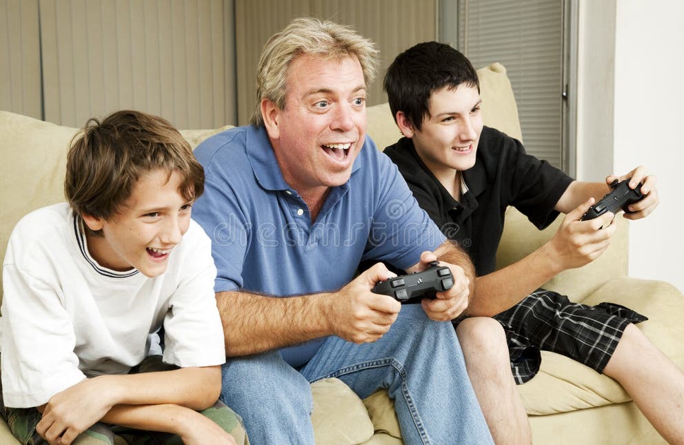Video Game Excitement stock image. Image of happy, game - 19315245