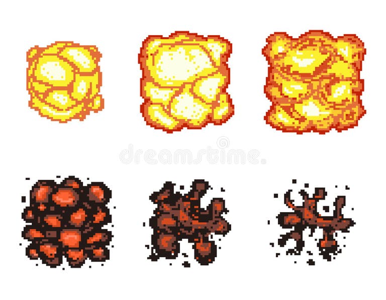 Video Game Explosion Stock Illustrations – 5,423 Video Game Explosion ...
