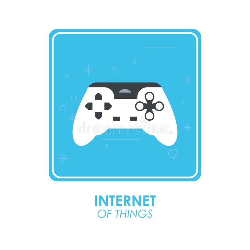 Video Game Icon. Internet of Things Design. Vector Graphic Stock ...