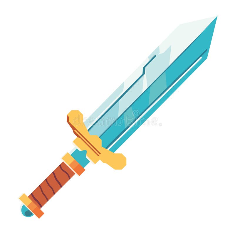 Video Game Item Dagger Design Stock Vector - Illustration of knife ...
