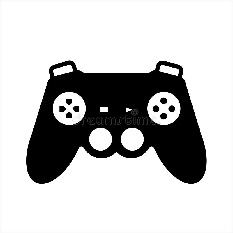 Game Joy Stick Controller Console Vector Icon Drawing Stock Vector ...