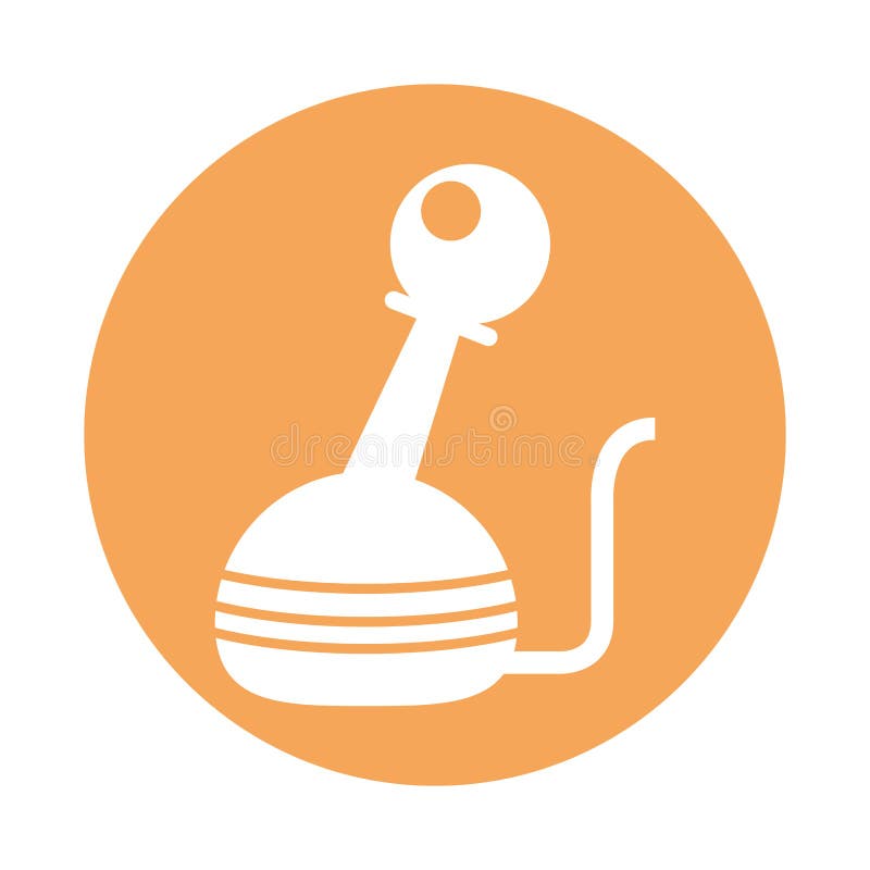 Video Game Joystick Control Handle Icon Stock Vector - Illustration of ...