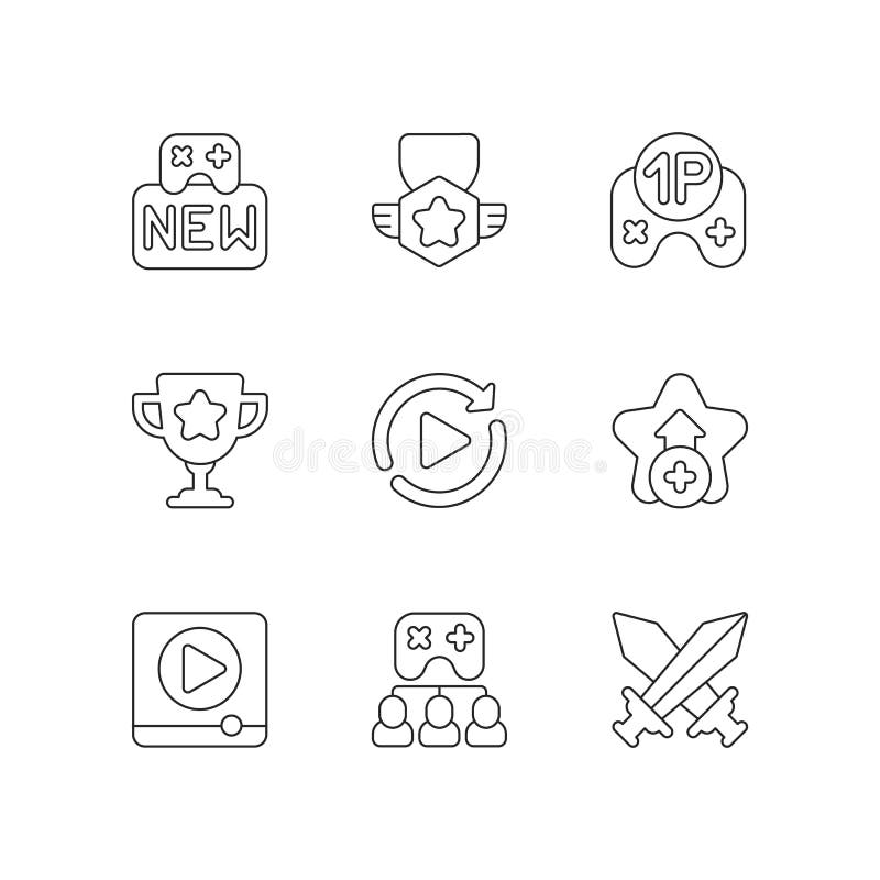 Different Videogame Modes Stock Illustrations – 3 Different Videogame ...