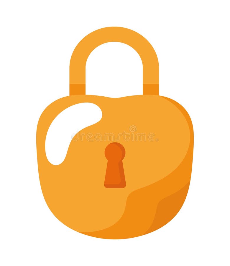 Video game padlock stock vector. Illustration of application - 292610759