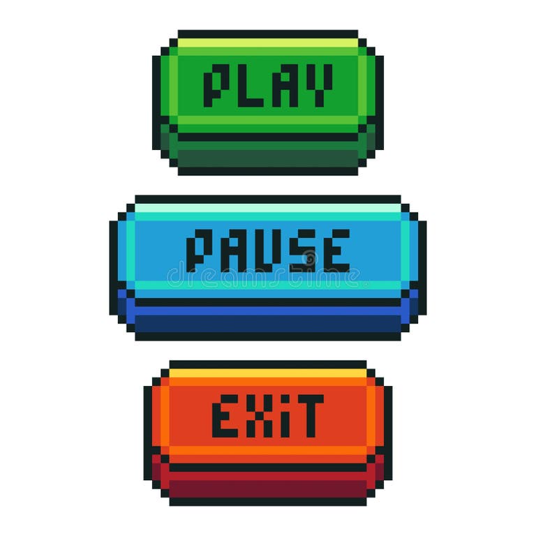 Old Pixel Video Game Stock Illustrations – 11,026 Old Pixel Video Game ...