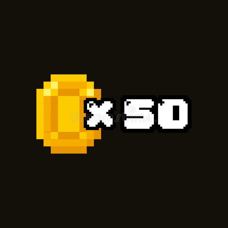 Pixel Coin Logo Icon Design Stock Vector - Illustration of logo ...