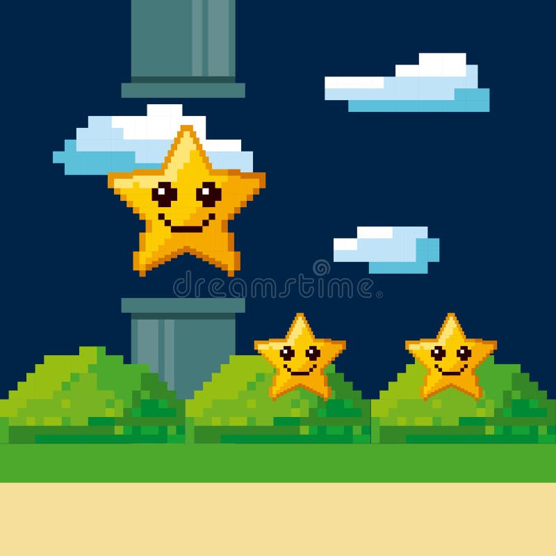 Pixel Star Stock Illustrations – 9,920 Pixel Star Stock Illustrations ...