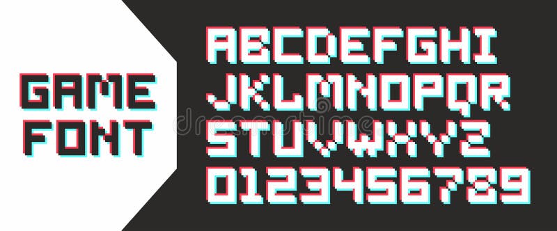 Video Game Pixel Font Stock Illustrations – 1,535 Video Game Pixel Font ... Video Game Pixel Font Stock Illustrations – 1,535 Video Game Pixel Font ...
