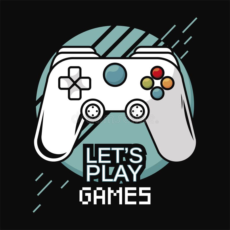 Video game poster stock vector. Illustration of games - 221320716